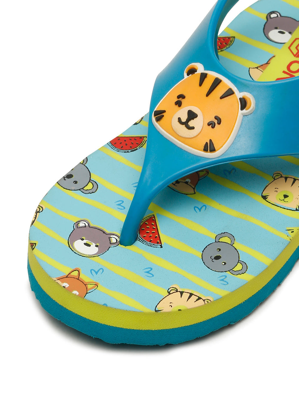 Premium Tiger Candy Flip-flops for Boys (Sky Blue)