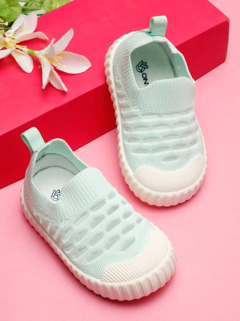 Cloudy Sea Green First Step Shoes - Toddler Unisex - ONYC